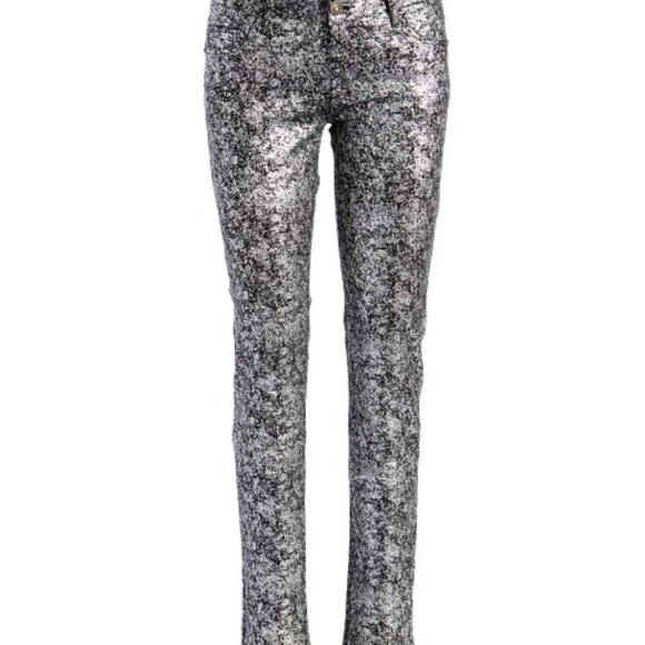 Jeans | Emperial Denim Silver Metallic Skinny Jeans | Poshmark